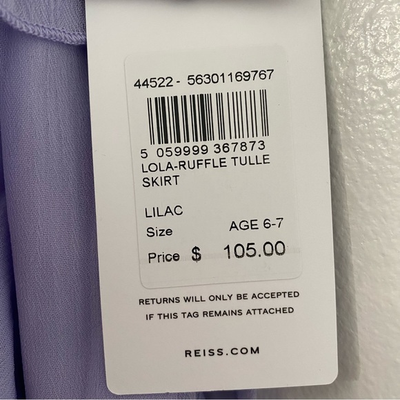 Reiss | Bottoms | Reiss Lola Ruffle Tulle Skirt Girls Size 67 | Poshmark